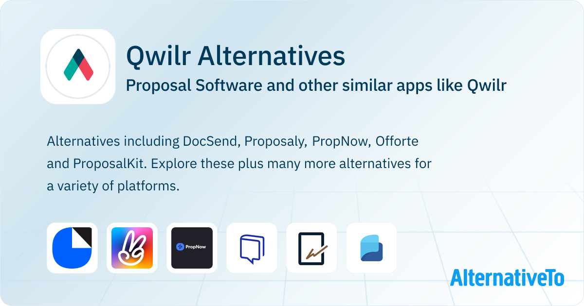 Qwilr Alternatives: Top 12 Proposal Software & Similar Websites ...