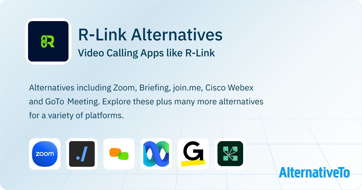 R-Link Alternatives: Top 12 Video Calling & Similar Apps | AlternativeTo