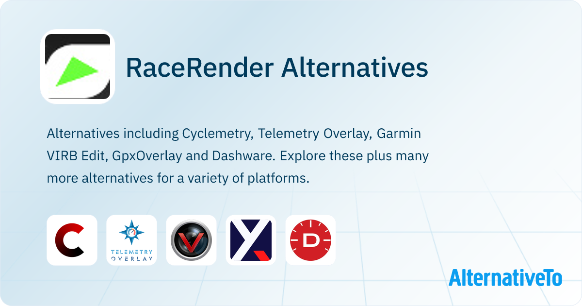 RaceRender Alternatives - Explore Similar Software | AlternativeTo