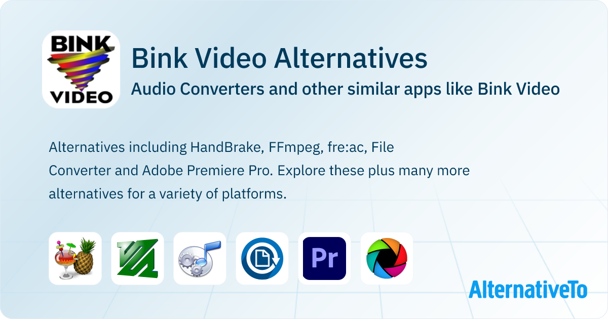 Bink Video Alternatives: Top 12 Audio Converters & Similar Apps ...