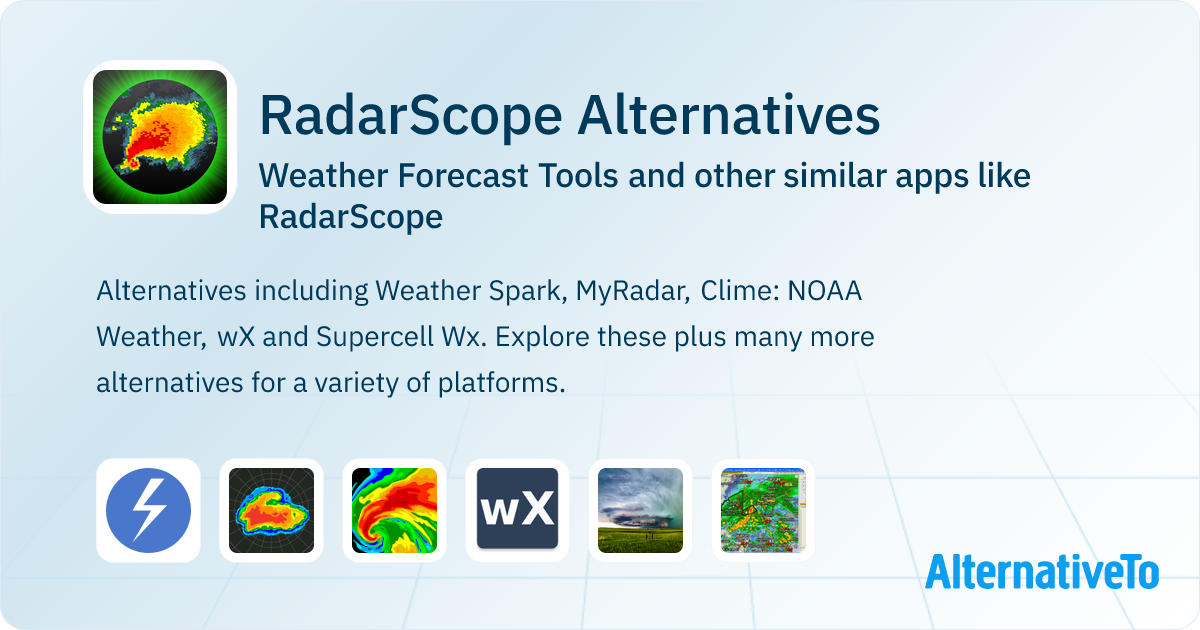 RadarScope Alternatives: Top 15 Weather Forecast Tools & Similar Apps ...
