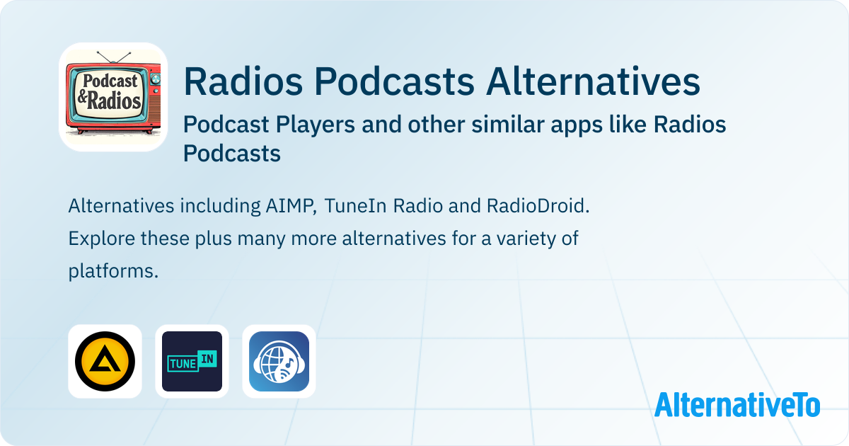 Radios Podcasts Alternatives: Top 3 Podcast Players & Similar Apps ...