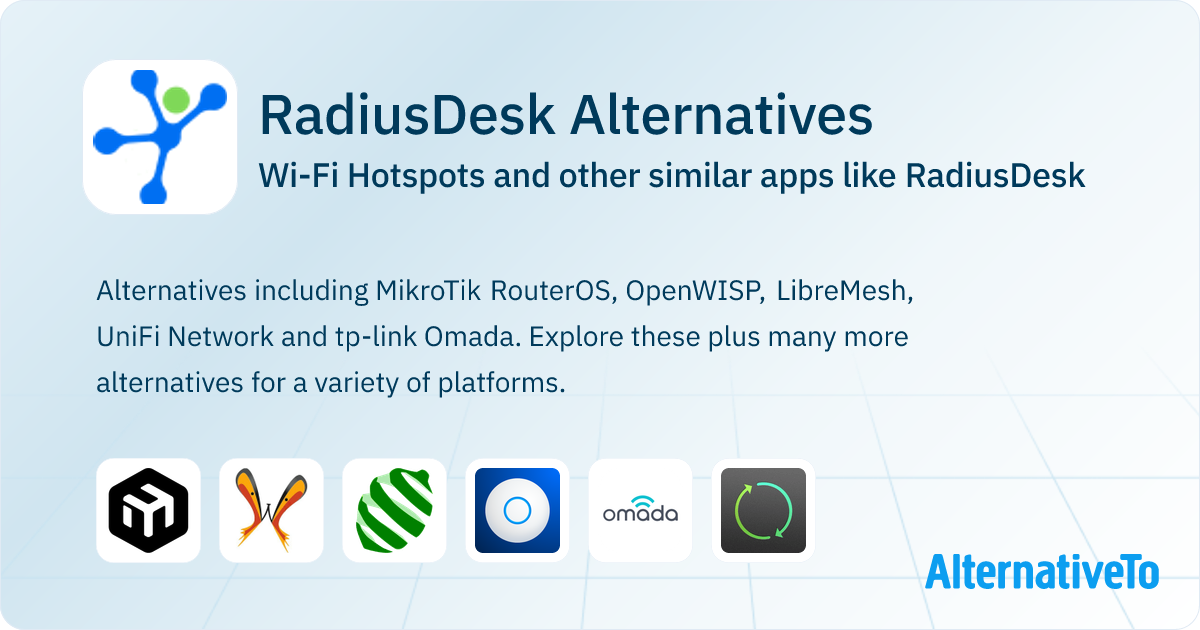 RadiusDesk Alternatives: Top 10 Wi-Fi Hotspots & Similar Apps ...