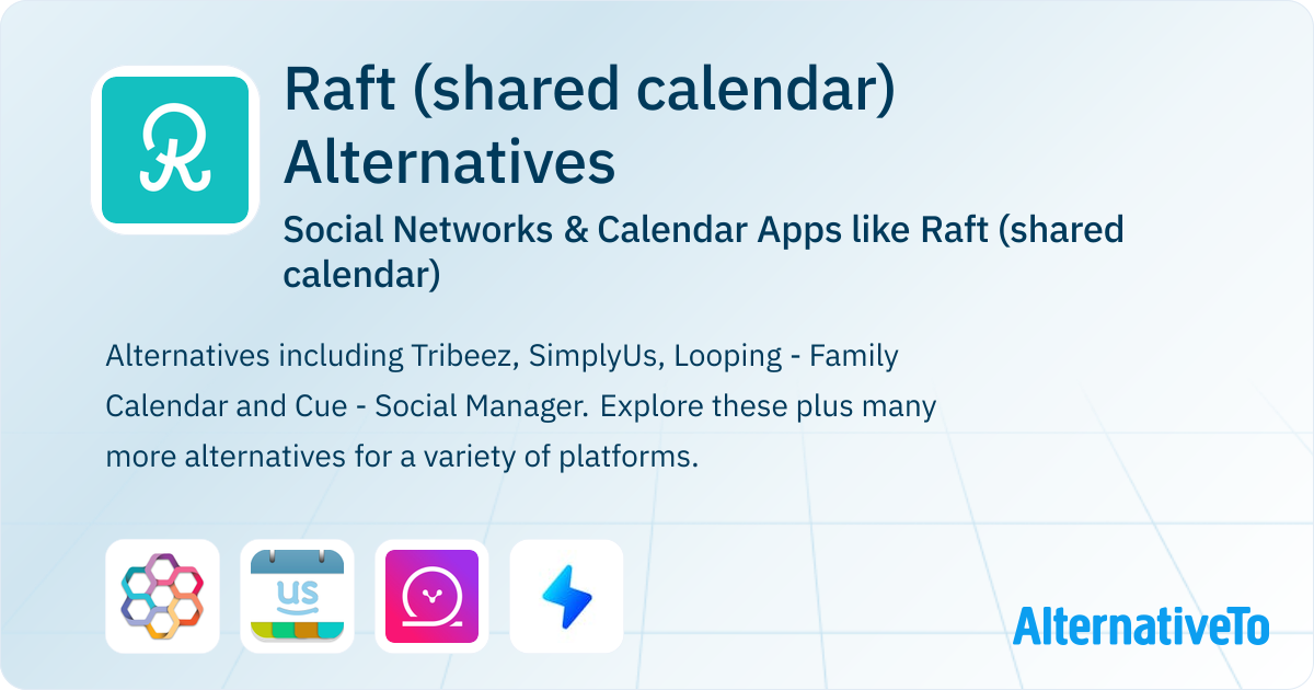Raft (shared calendar) Alternatives: Top 4 Social Networks | AlternativeTo