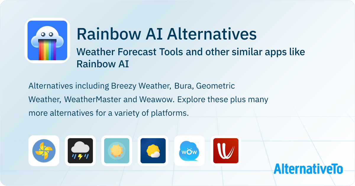 Rainbow AI Alternatives: Top 12 Weather Forecast Tools & Similar Apps ...