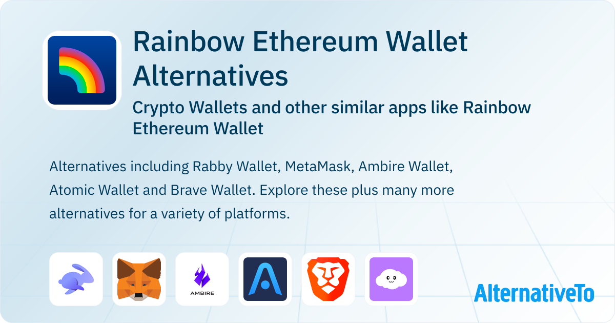 Rainbow Ethereum Wallet Alternatives: Top 13 Crypto Wallets & Similar ...