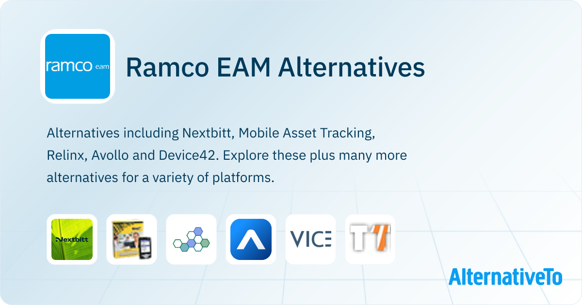 Ramco EAM Alternatives - Explore Similar Sites & Apps | AlternativeTo