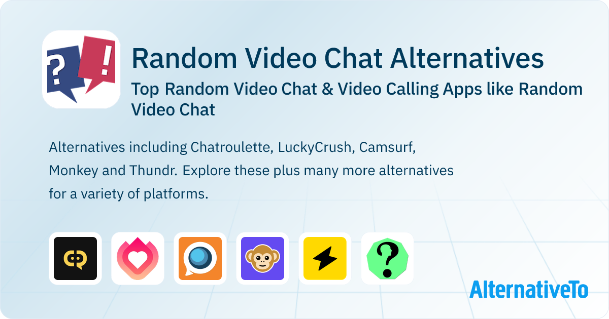 Random Video Chat Alternatives: Top 12 Online Sites Like Random Video ...