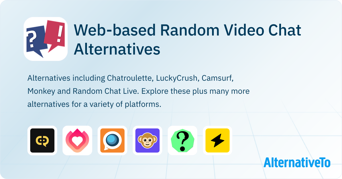 Random Video Chat Alternatives: Top 12 Sites Like Random Video Chat ...