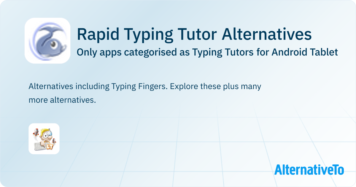 Rapid Typing Tutor Alternatives for Android Tablet: Top 1 Typing Tutors ...