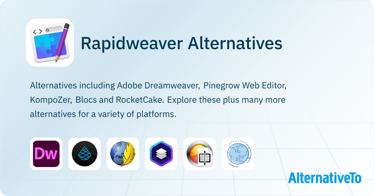 Rapidweaver Alternatives - Explore Similar Software | AlternativeTo