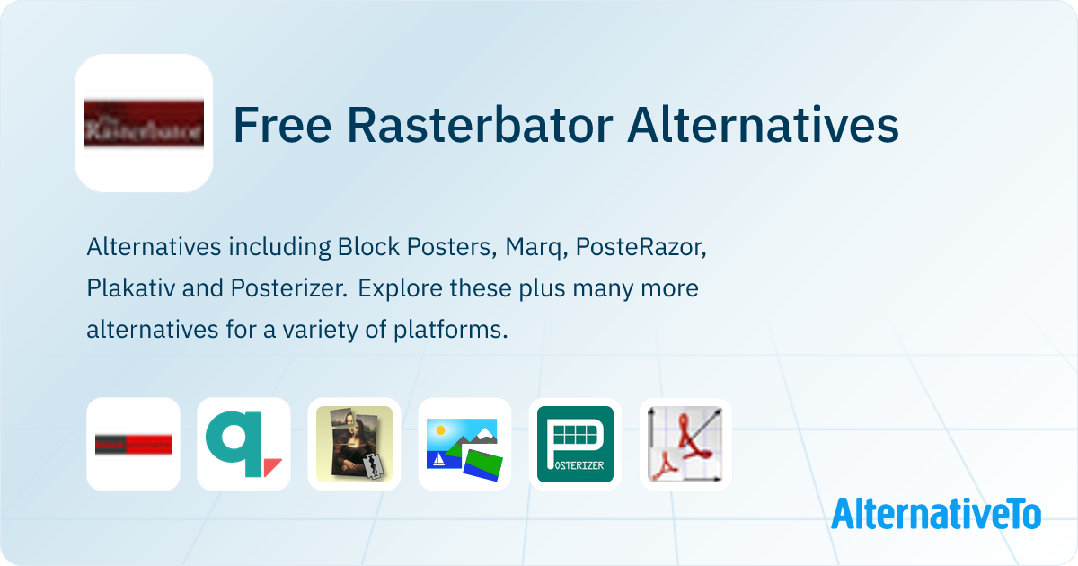 Free Rasterbator Alternatives | AlternativeTo