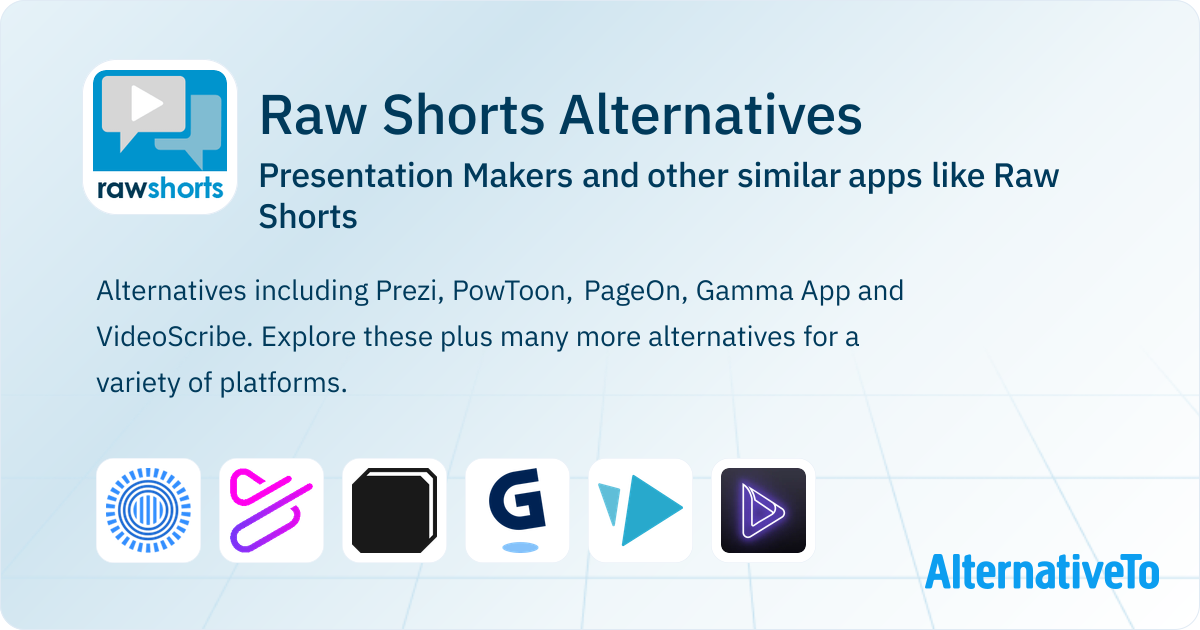 Raw Shorts Alternatives: Top 12 Presentation Makers & Similar Websites ...