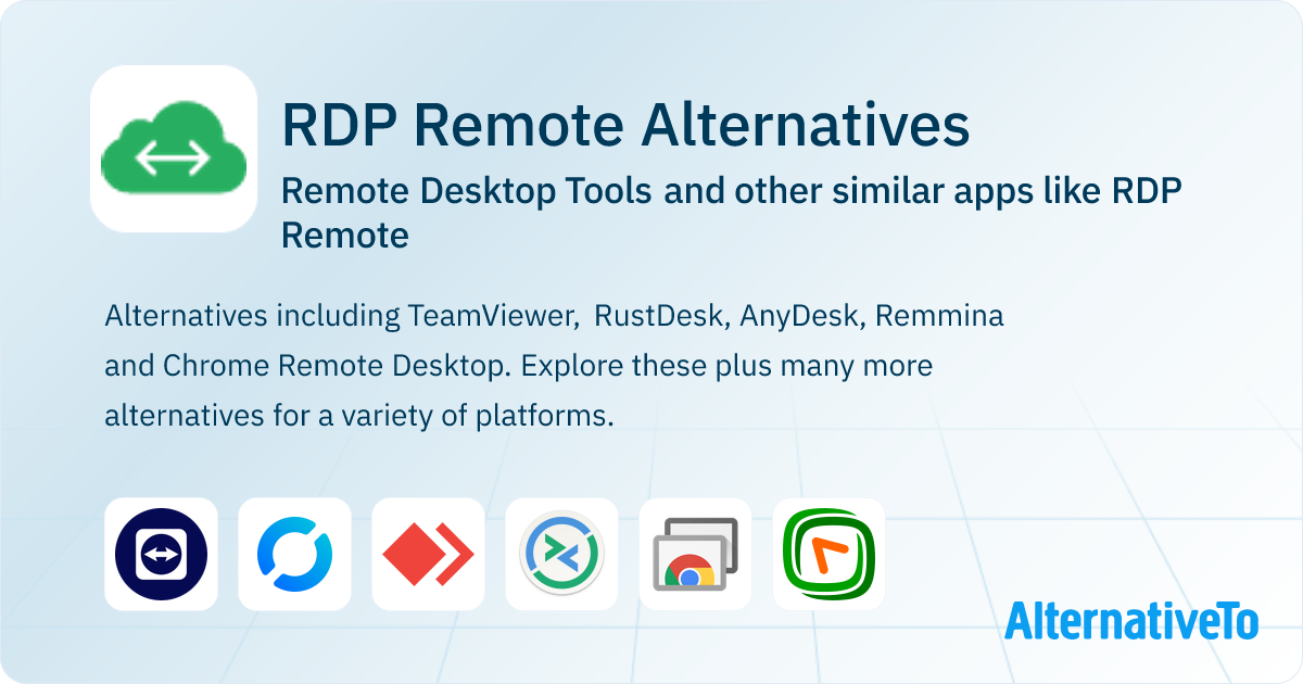 RDP Remote Alternatives: Top 12 Remote Desktop Tools & Similar Apps ...