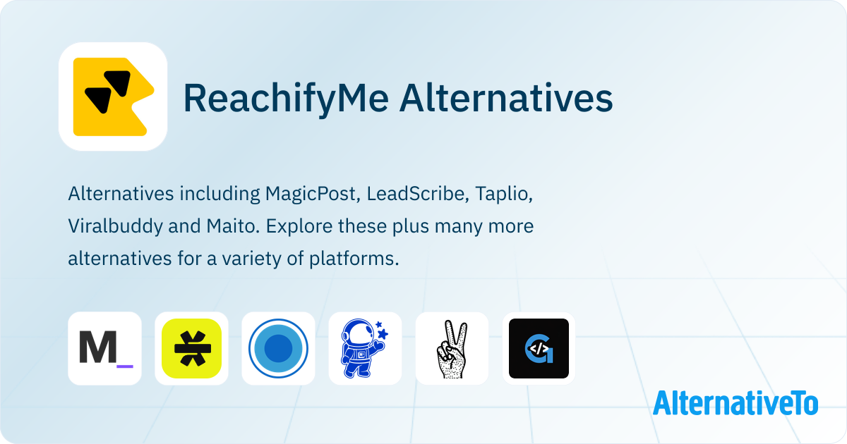ReachifyMe Alternatives - Explore Similar Sites & Apps | AlternativeTo
