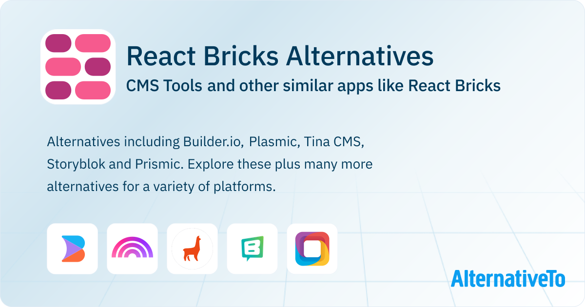 React Bricks Alternatives: Top 5 CMS Tools & Similar Apps | AlternativeTo
