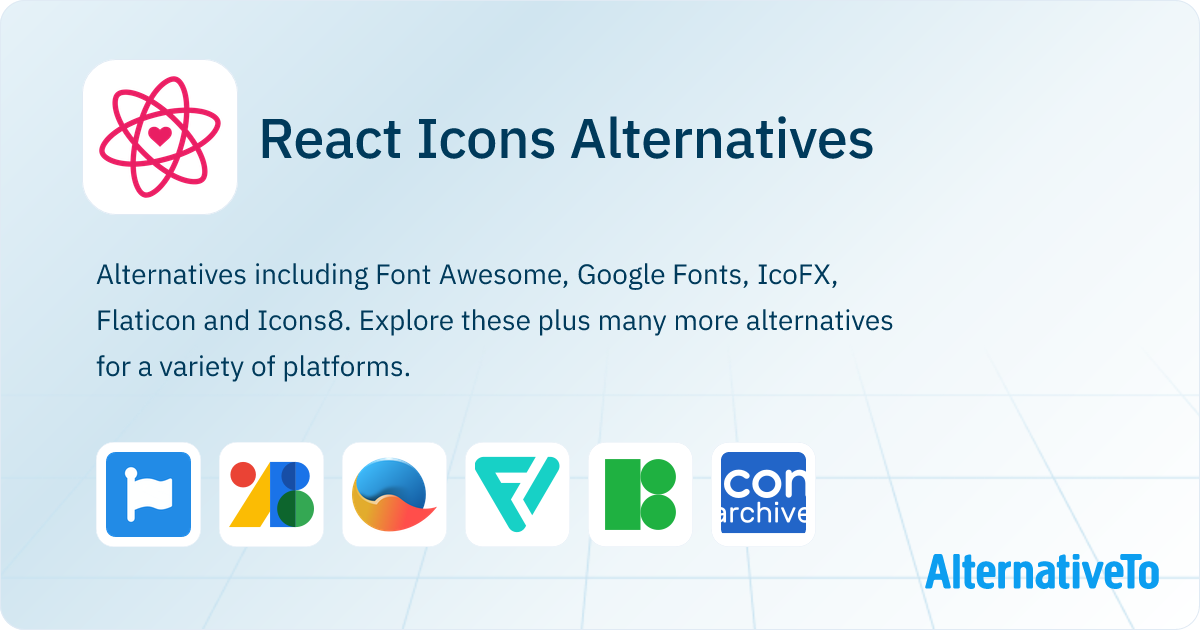 React Icons Alternatives - Explore Similar Software | AlternativeTo