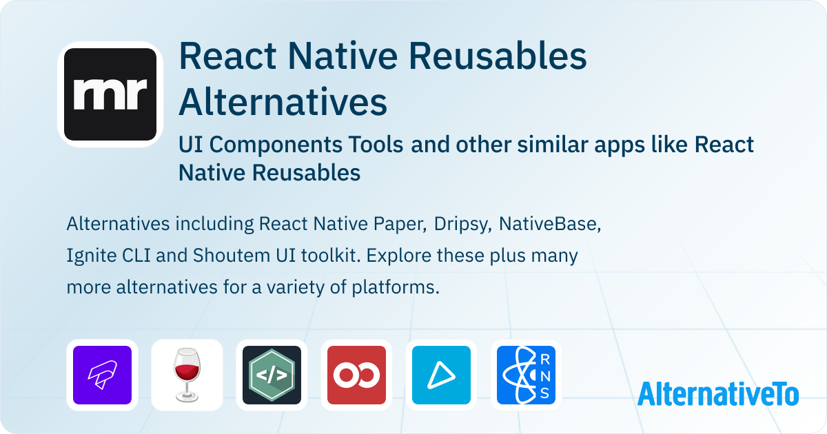 React Native Reusables Alternatives - Explore Similar Sites & Apps ...