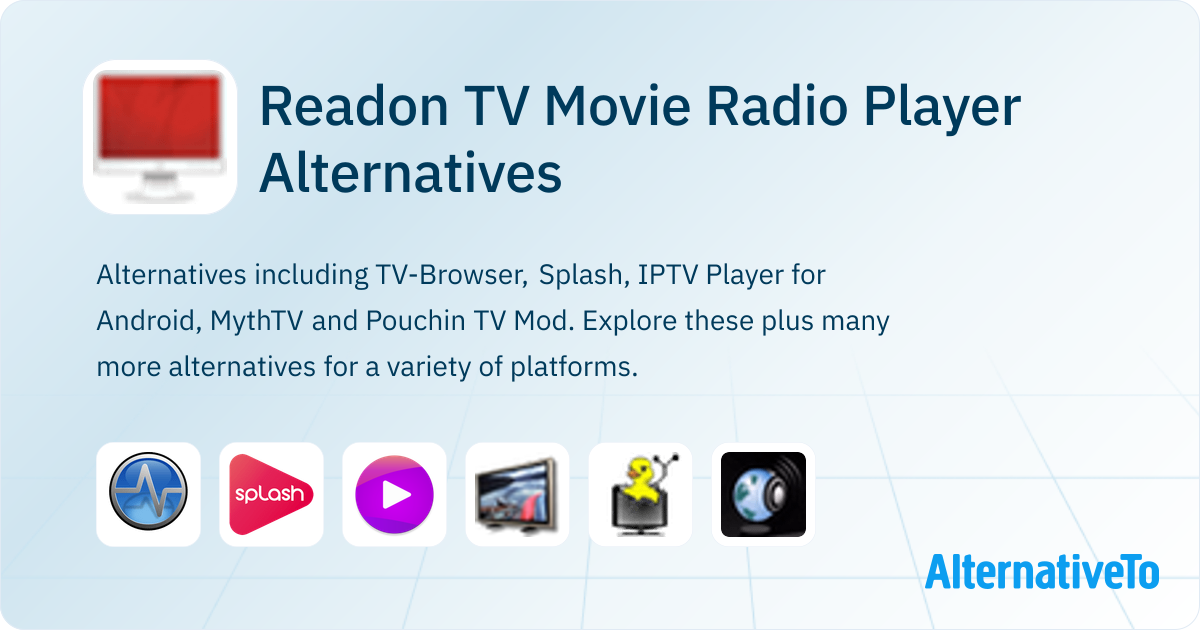 Readon TV Movie Radio Player Alternatives - Explore Similar Software ...