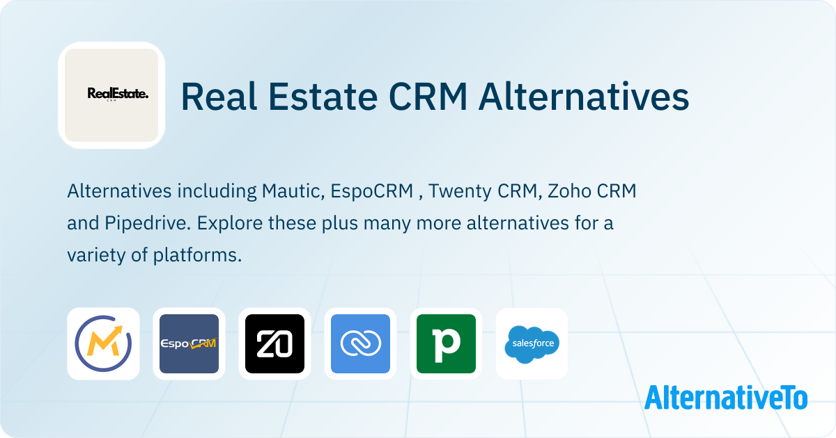 Real Estate CRM Alternatives - Explore Similar Sites & Apps | AlternativeTo