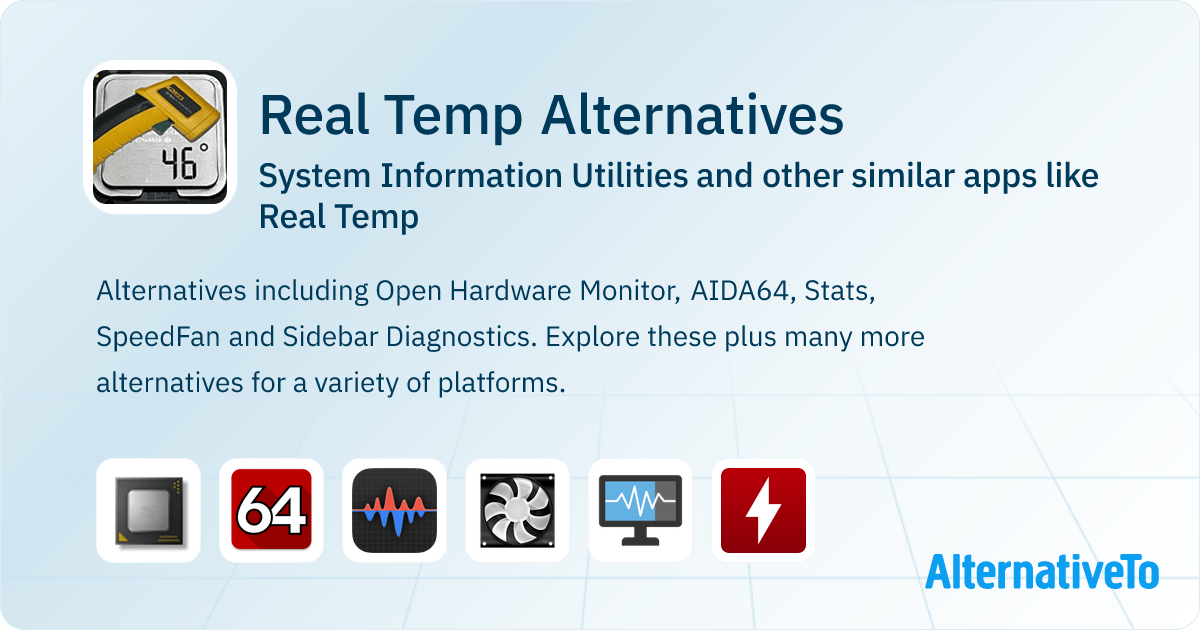 Real Temp Alternatives: Top 12 System Information Utilities & Similar ...