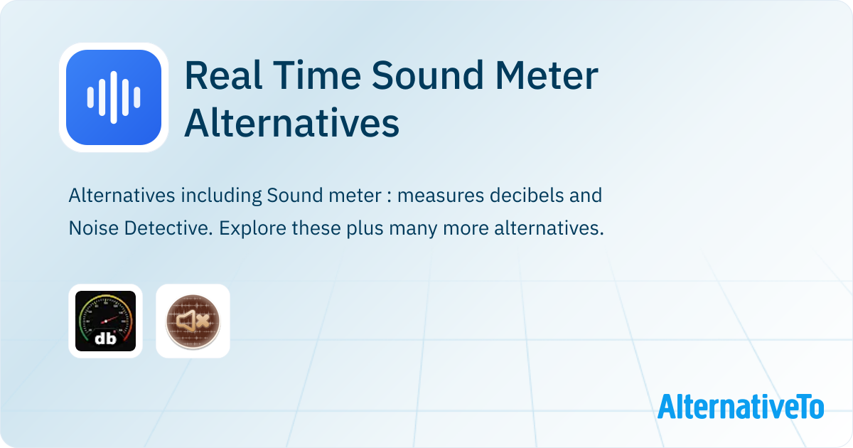 Real Time Sound Meter Alternatives - Explore Similar Sites & Apps ...