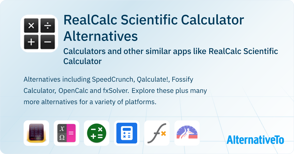 RealCalc Scientific Calculator Alternatives: Top 12 Calculators ...