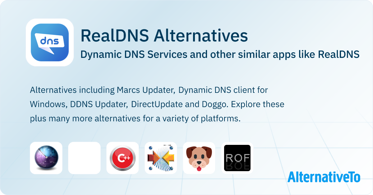 RealDNS Alternatives: Top 8 Dynamic DNS Services & Similar Apps ...