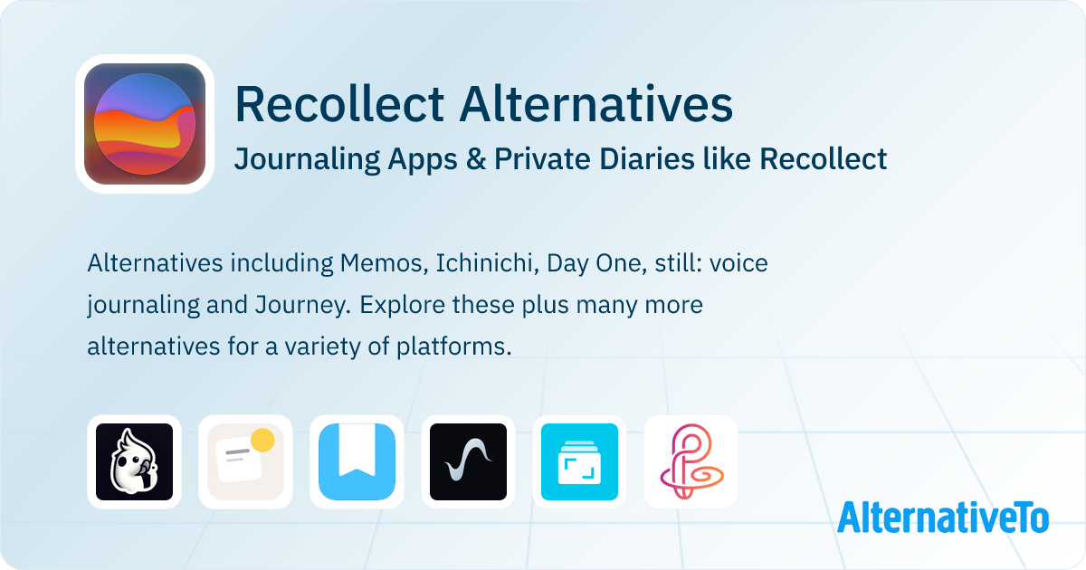 Recollect Alternatives: Top 12 Journaling Apps | AlternativeTo