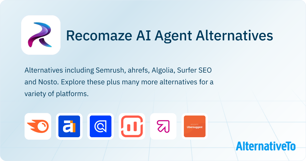 Recomaze AI Agent Alternatives - Explore Similar Sites & Apps ...