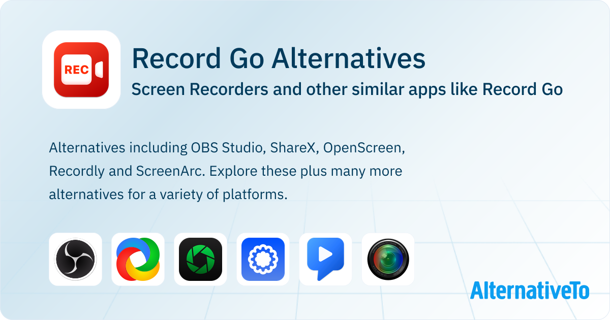 Record Go Alternatives: Top 12 Screen Recorders & Similar Apps ...