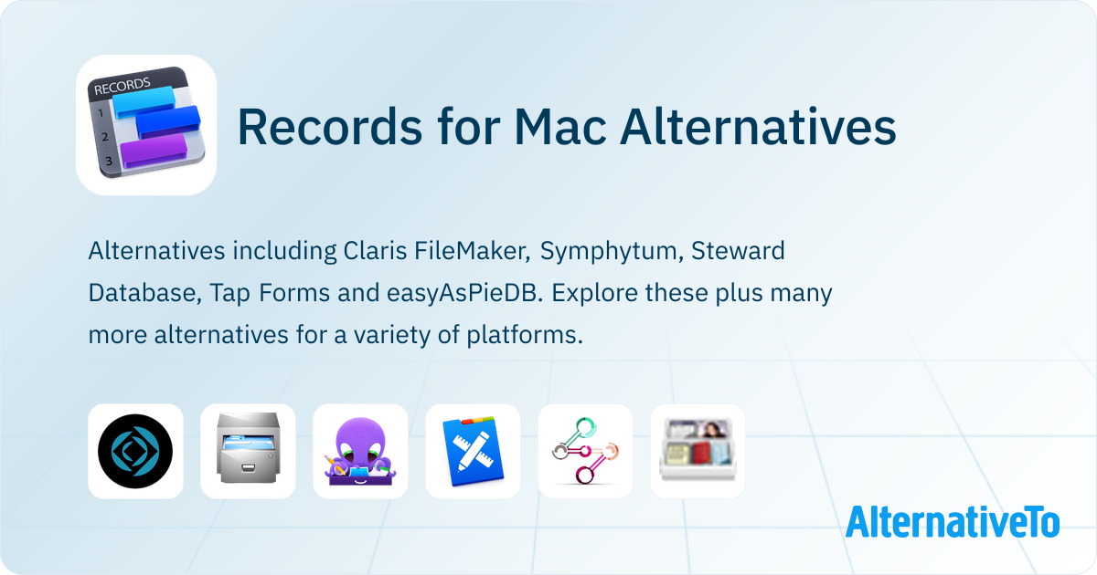 Records for Mac Alternatives - Explore Similar Software | AlternativeTo