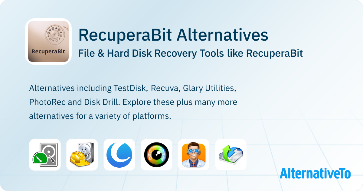 RecuperaBit Alternatives: Top 12 File Recovery Tools | AlternativeTo