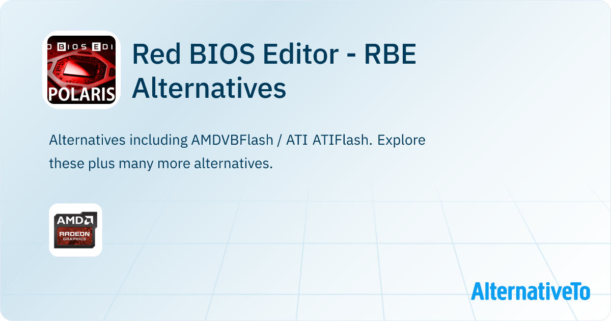 Red BIOS Editor - RBE Alternatives - Explore Similar Software ...