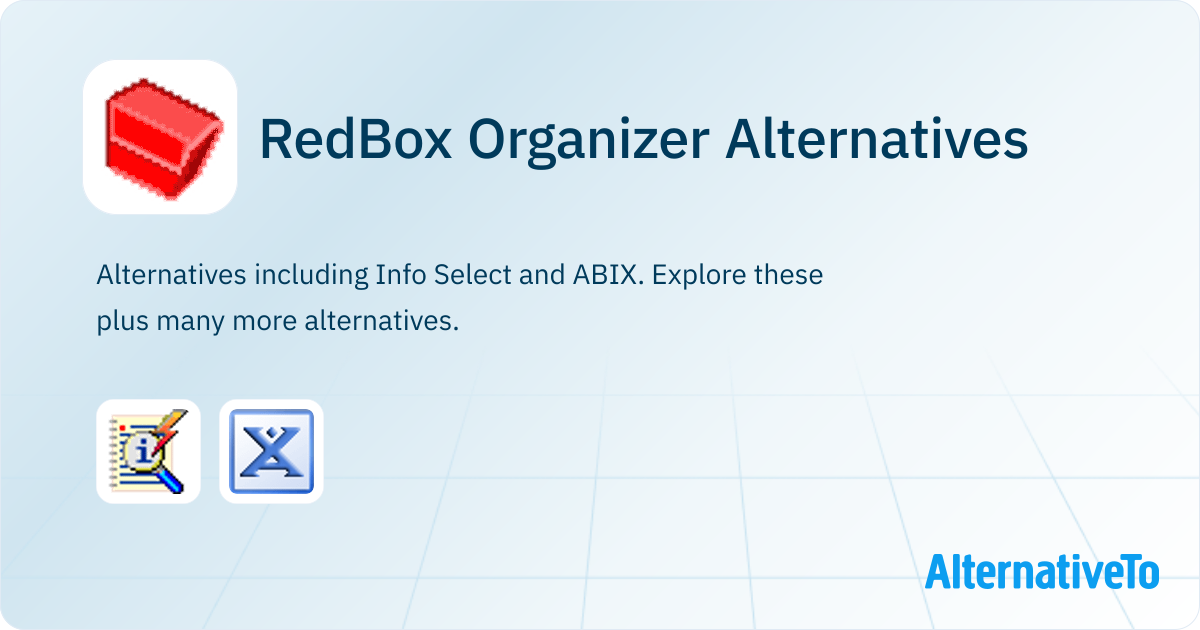 RedBox Organizer Alternatives - Explore Similar Software | AlternativeTo