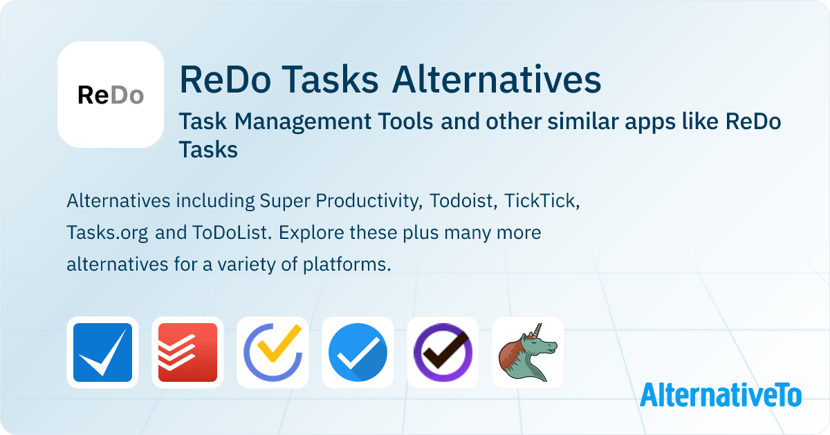 ReDo Tasks Alternatives: Top 12 Task Management Tools & Similar Apps ...