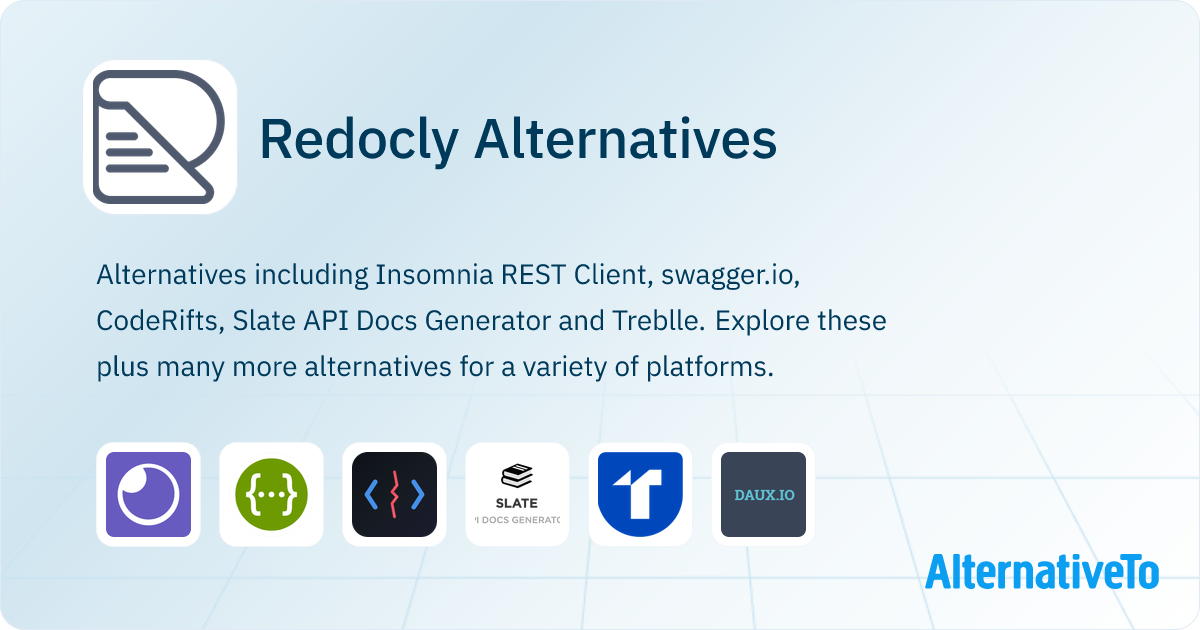 Redocly Alternatives - Explore Similar Sites & Apps | AlternativeTo