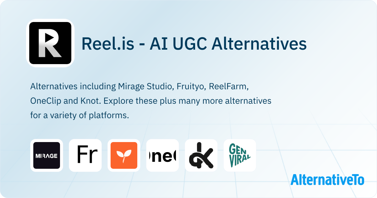 Reel.is - AI UGC Alternatives - Explore Similar Sites & Apps ...