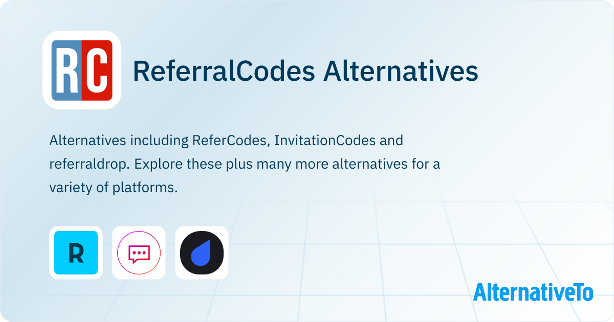 ReferralCodes Alternatives - Explore Similar Sites & Apps | AlternativeTo