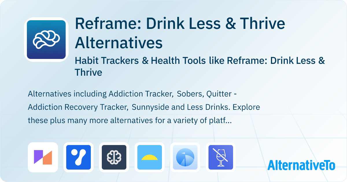Reframe: Drink Less & Thrive Alternatives: Top 14 Habit Trackers ...