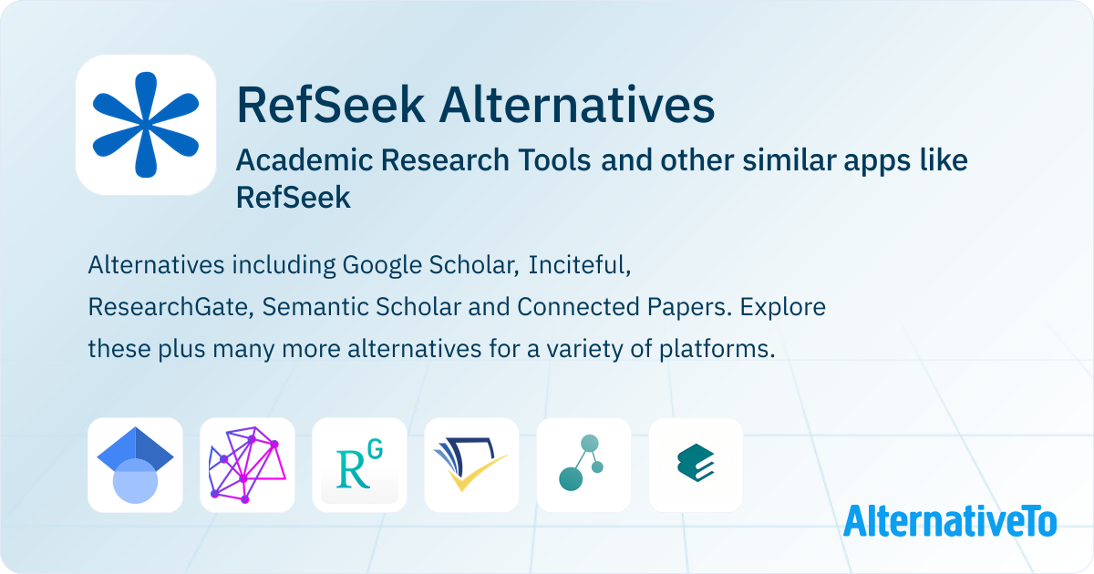RefSeek Alternatives: Top 17 Academic Research Tools & Similar Websites ...
