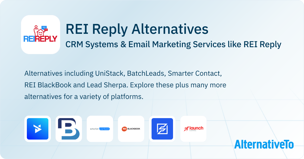 REI Reply Competitors: Top 20 Alternative CRM Systems | AlternativeTo