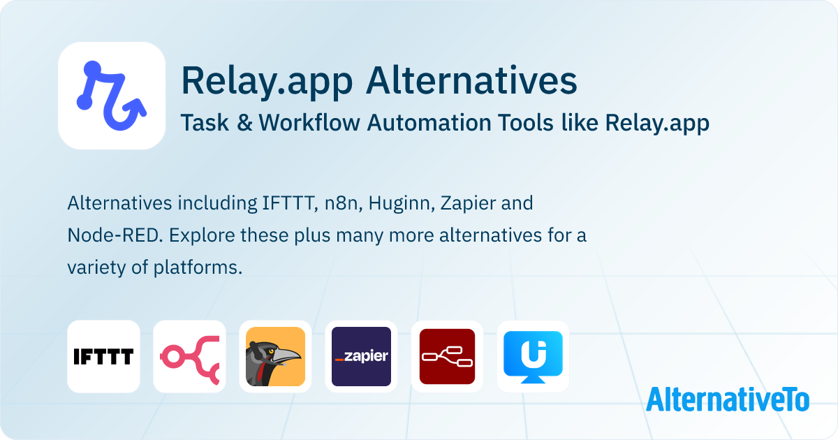 Relay.app Alternatives: Top 12 Task Automation Apps | AlternativeTo