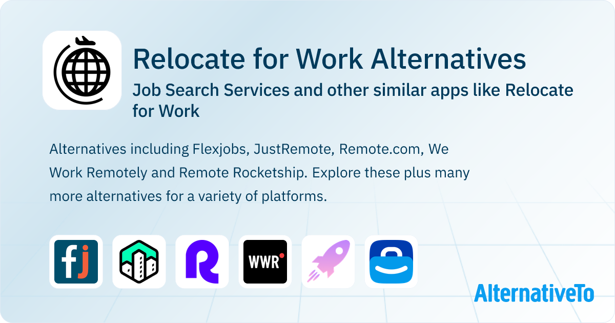 Relocate for Work Alternatives: Top 12 Job Search Services & Similar ...