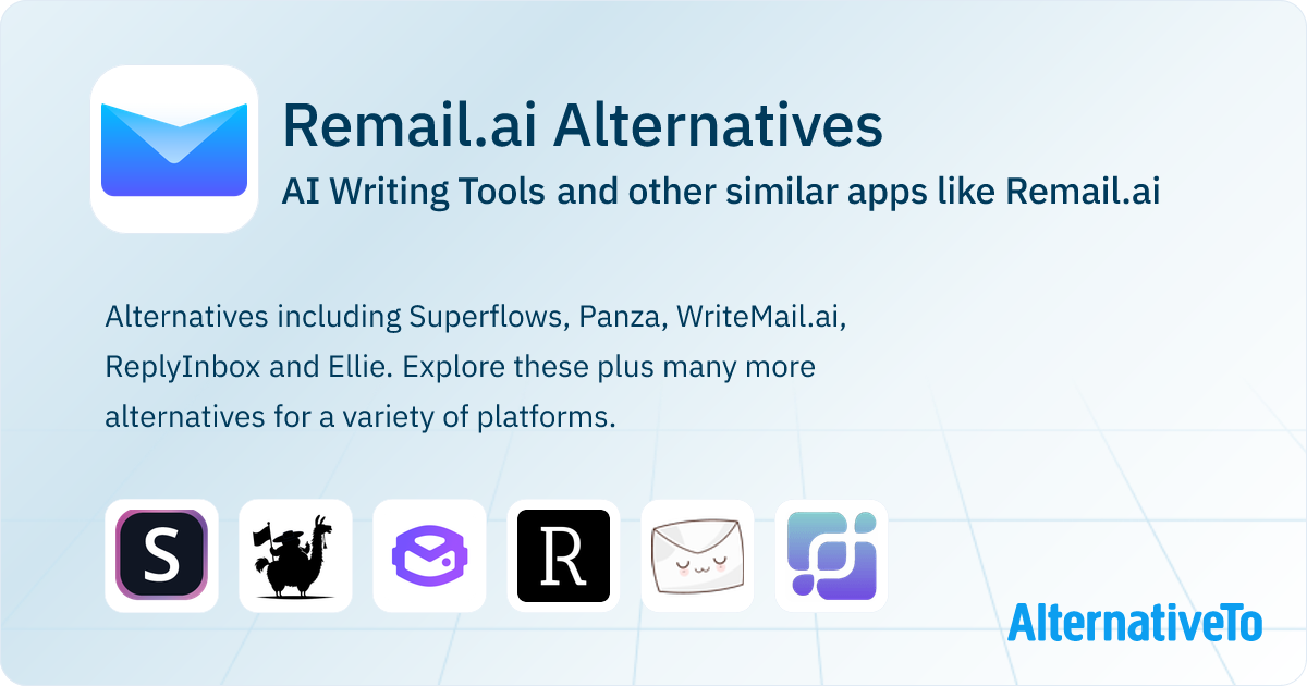 Remail.ai Alternatives: Top 7 AI Writing Tools & Similar Apps ...
