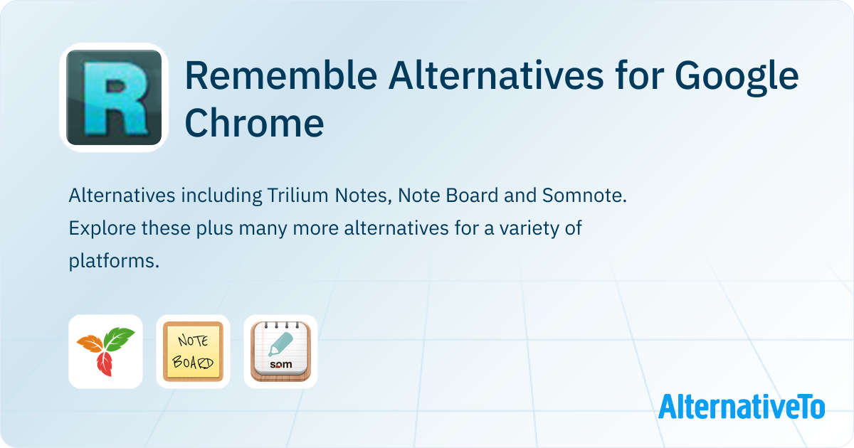 Rememble Alternatives for Google Chrome: Top 3 Microblogs & Similar ...