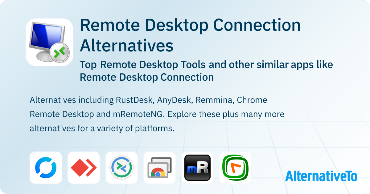 Great Remote Desktop Connection Alternatives: Top Remote Desktop Tools in 2025 | AlternativeTo