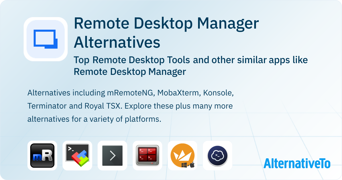 Great Remote Desktop Manager Alternatives: Top Remote Desktop Tools in ...