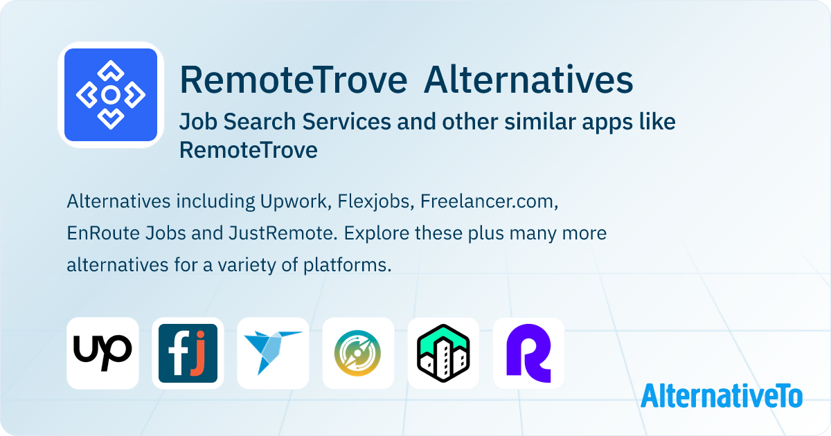 RemoteTrove Alternatives: Top 24 Job Search Services & Similar Websites ...