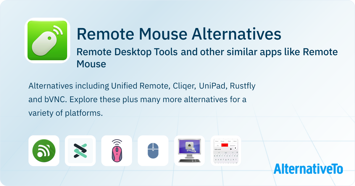Remote Mouse Alternatives: Top 22 Remote Desktop Tools & Similar Apps ...